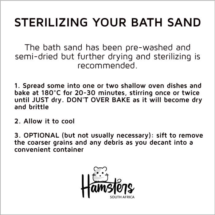Bath / Pit Sand 2kg – Hamsters South Africa